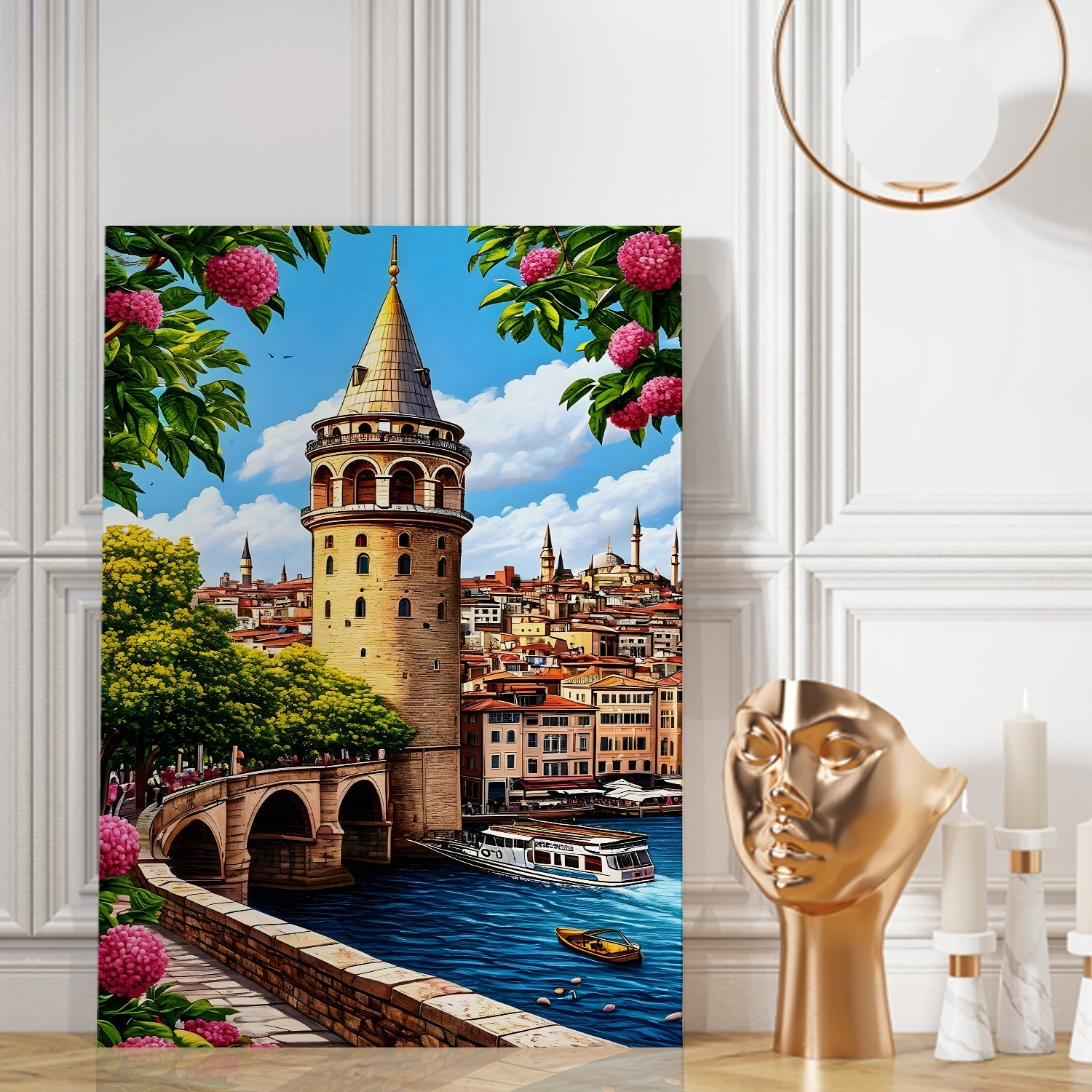 Galata Tales Wall Art Painting, HD Canvas Print, Framed, Ready to Hang ...