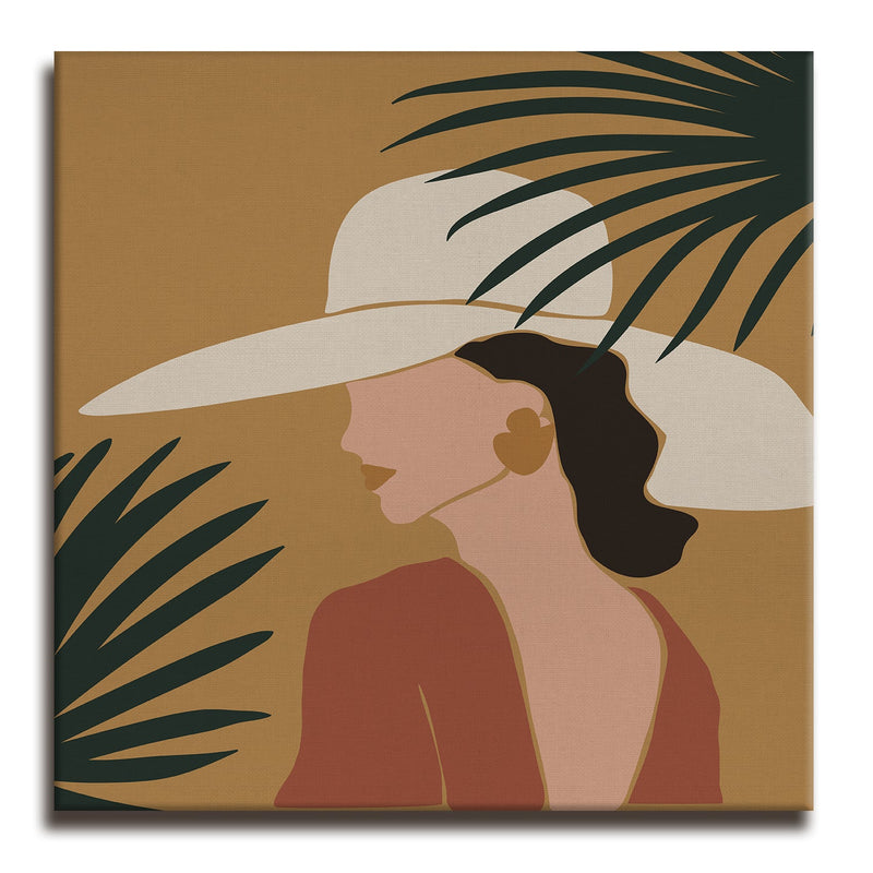 Experience the enchantment of Boho Chic with this canvas framed wall ...
