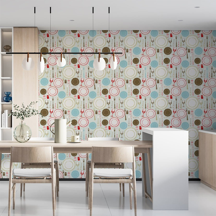Kitchen Wallpaper – Paper Plane Design