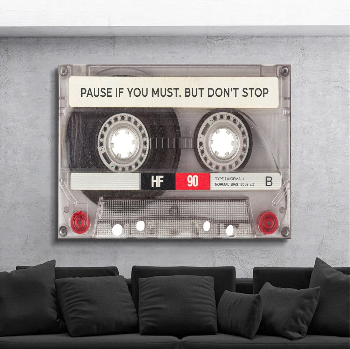 Dont Stop Motivational Poster in Framed Canvas With Inspiring Quotes i ...