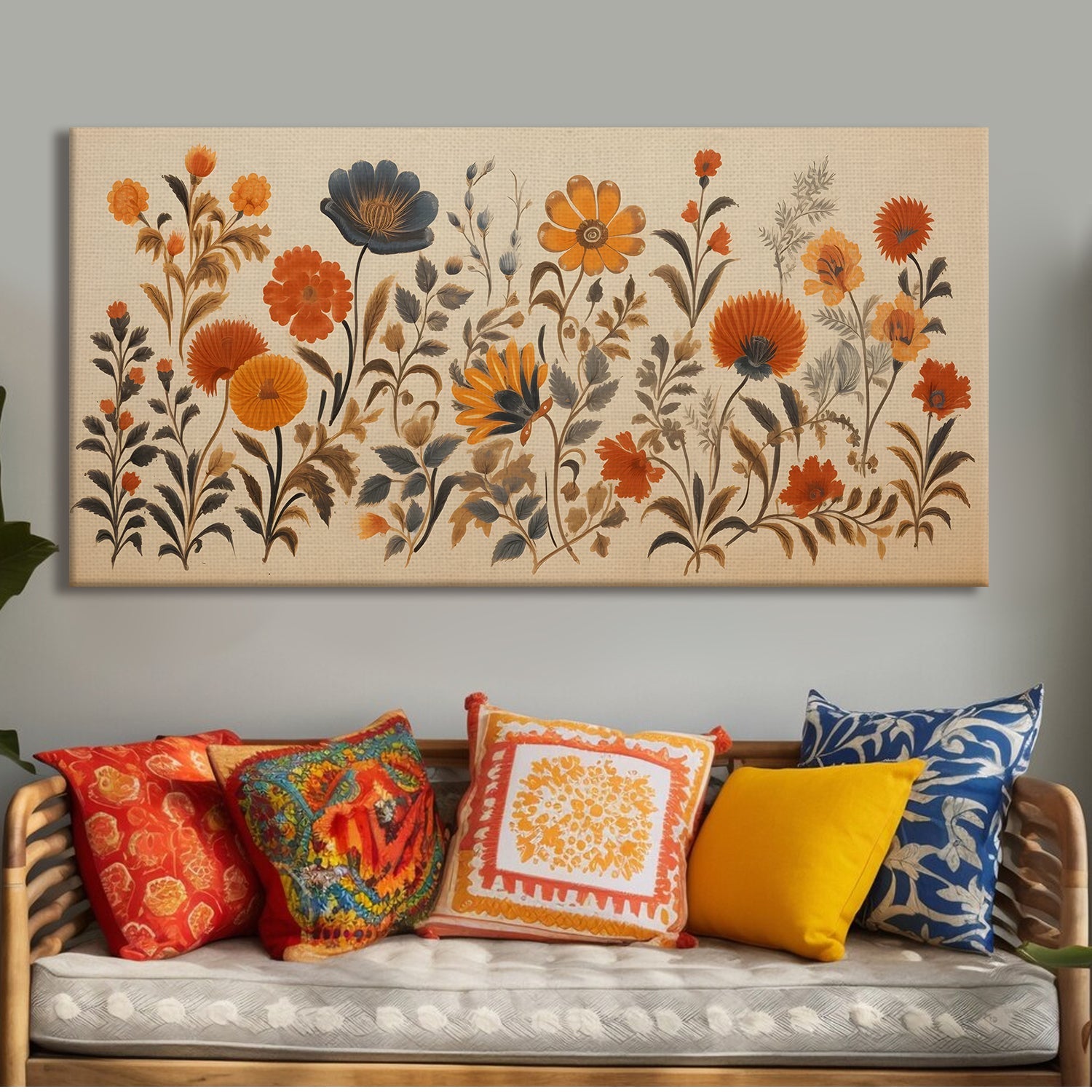 Elegant Floral Canvas Paintings: Nature's Beauty for Your Home Decor ...