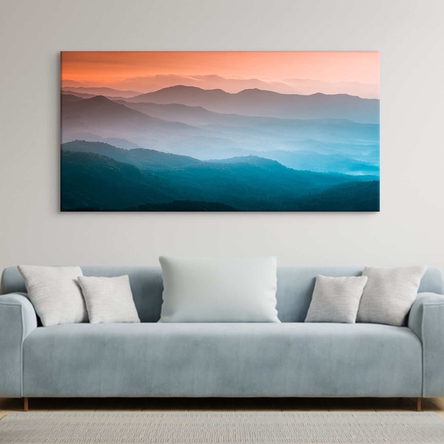 Feng Shui Mountain Canvas Painting: Positive Energy into Your Space ...