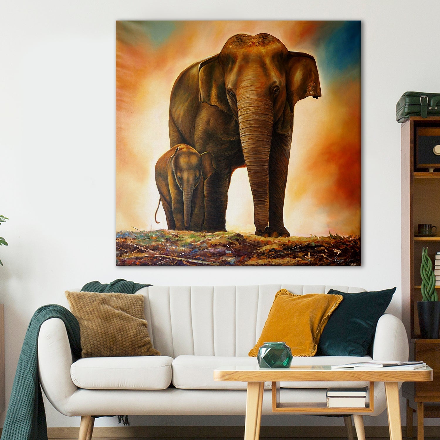 Attract Positive Energy and Prosperity with Elephant Vastu Painting ...